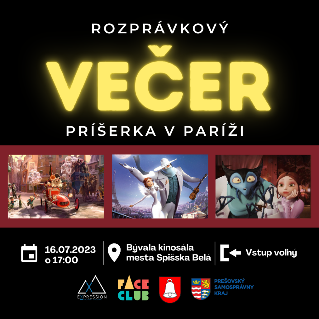 Premietanie rozprávky, 16.7.2023 – Mesto Spišská Belá